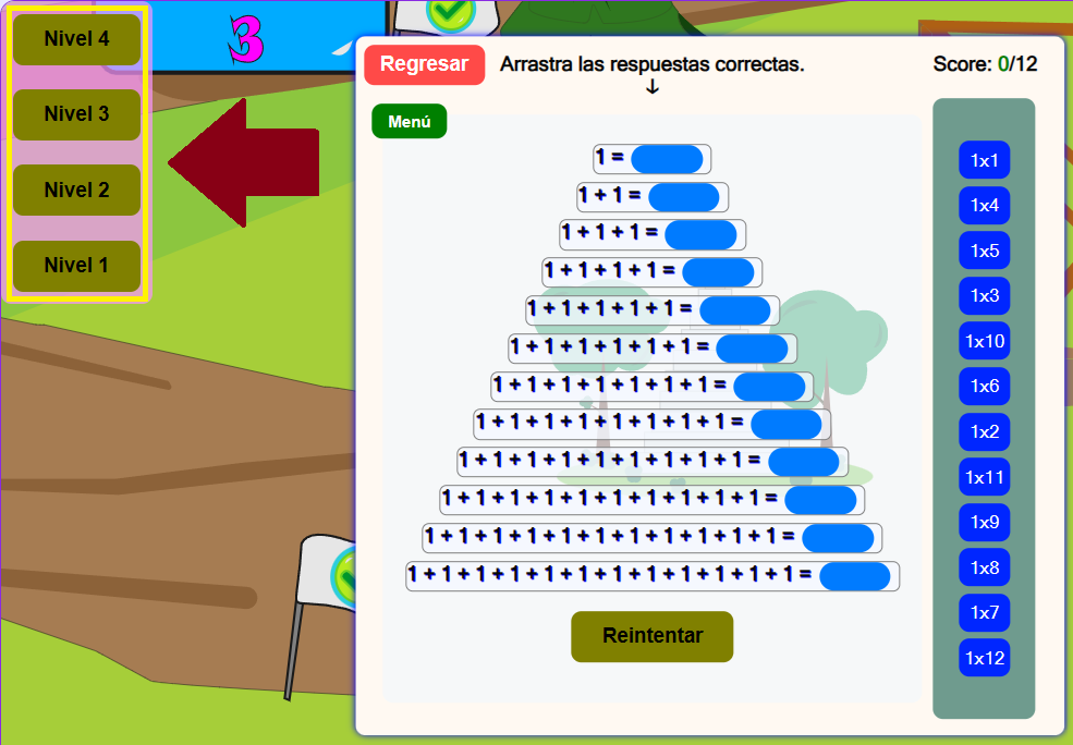 El Juego de la Multiplicación - Tablas del 1 al 10
